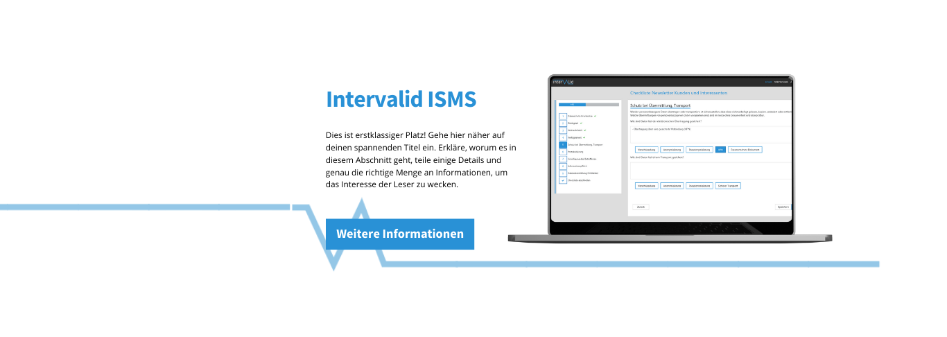 Danke für Ihre Kontaktaufnahme - Intervalid GmbH